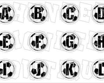 Soccer alphabet | Etsy
