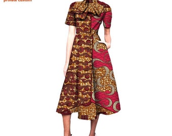 African fabric dress | Etsy