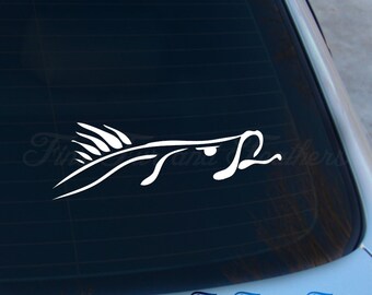 Fishing decal | Etsy