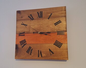 Square wall clock | Etsy