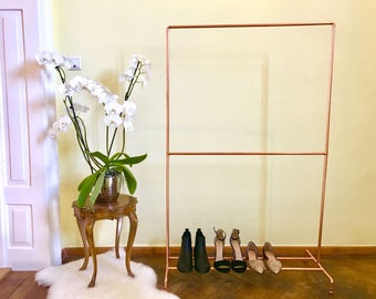 Copper clothing rack | Etsy