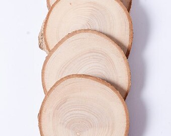 SALE 10 assorted wood slices rustic wood slices for weddings