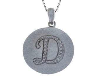 Letter d necklace | Etsy