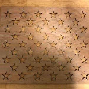 50 stars stencil | Etsy