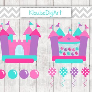 Bounce house clipart | Etsy
