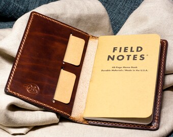 Leather field notes | Etsy