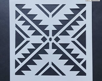 Aztec stencil | Etsy