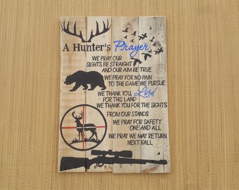 Hunters prayer | Etsy