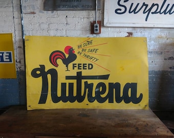 Vintage feed sign | Etsy