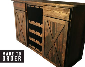 Rustic buffet | Etsy