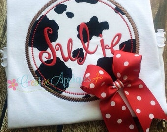 BUY 2 GET 1 FREE Western Rope Heart Machine Embroidery