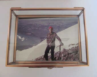 Glass keepsake box | Etsy