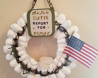 Military diaper cake | Etsy
