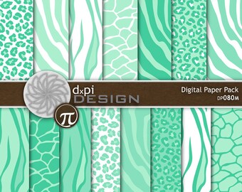 Animal Print Digital Paper Seamless Safari Background Zebra