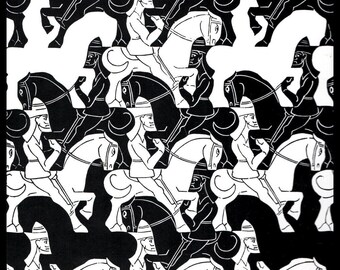 MC Escher Print Escher Art Cycle Circa 1938