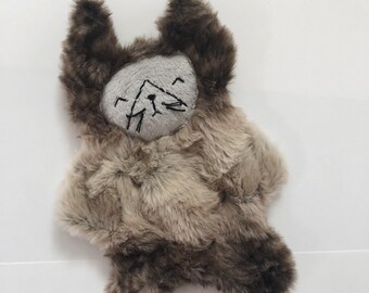 Items similar to Personalized cat baby lovey, unique minky lovey with ...