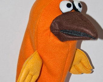 Bird hand puppet | Etsy