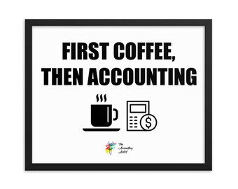 Accounting poster | Etsy