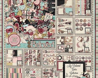 Digital scrapbooking | Etsy