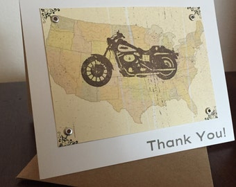 Motorcycle thank you | Etsy