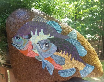 Painting of fish | Etsy