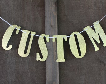 Letter banner | Etsy