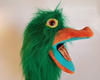 Bird hand puppet | Etsy