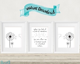 Dandelion quotes | Etsy
