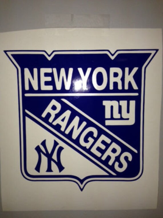 Items similar to New York Yankees Giants Rangers Decal free shipping on ...