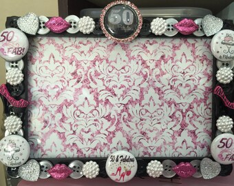 50th birthday frame | Etsy