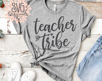 Teacher tribe svg | Etsy