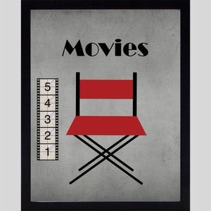 Movie wall decor | Etsy