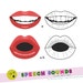 Speech Sounds Phoneme Mouth Clip Art Set