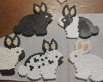 Perler bead animals | Etsy