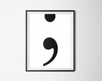 Punctuation poster | Etsy