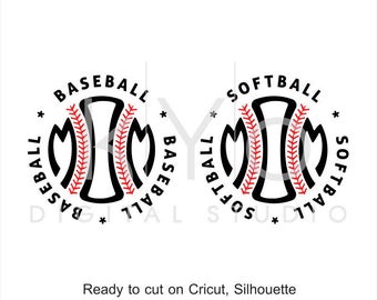 Distressed Baseball stitches SVG DXF EPS Softball stitch svg