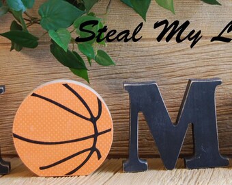 Basketball letters | Etsy