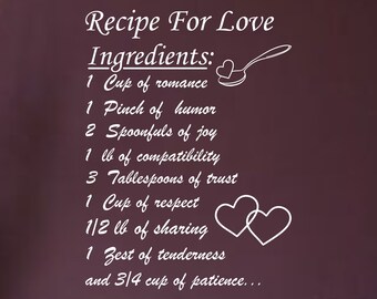 Family recipe decal | Etsy