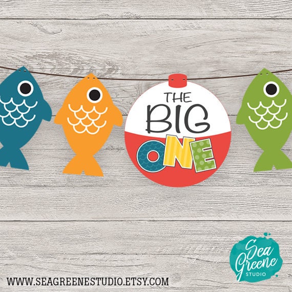 The Big One Birthday printable The Big One Banner First