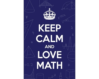 Keep calm math | Etsy