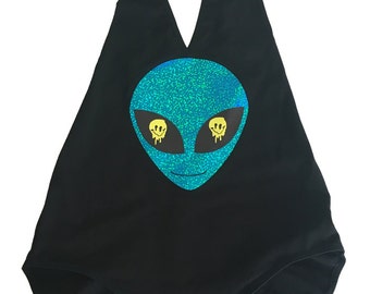 Holographic bodysuit | Etsy