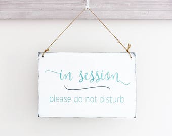 In session sign | Etsy