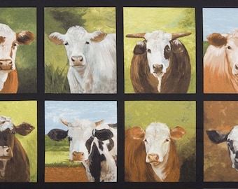 Cattle fabric | Etsy