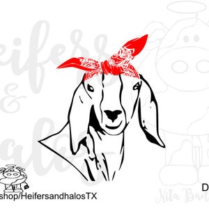 Goat silhouette | Etsy