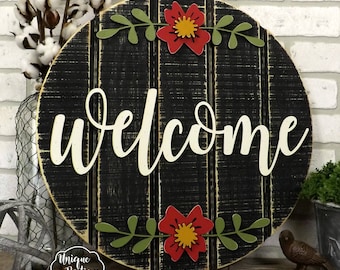 Hanging door sign | Etsy