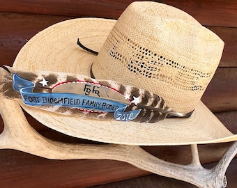 Cowboy hat feathers | Etsy