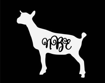 Show goat decal | Etsy
