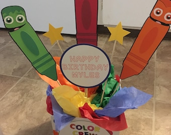 Color crew birthday | Etsy