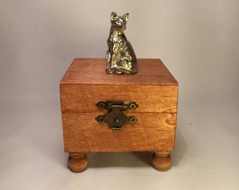 Cat jewelry box | Etsy