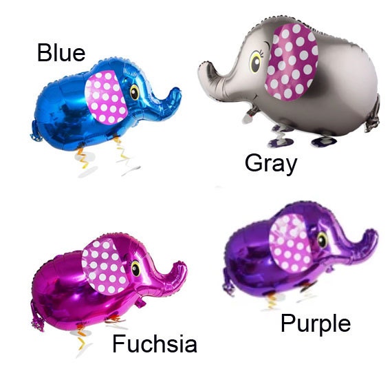 Elephant Balloons HUGE 30 Inch Walking Animal Elephant